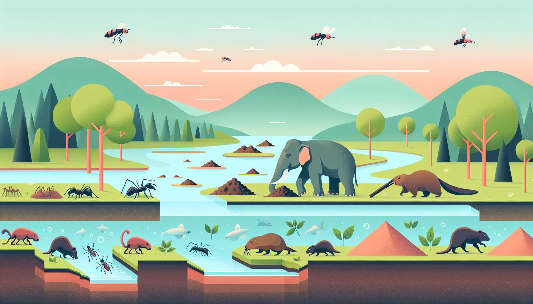 How 500 Animal Species Transform Earth's Landscapes | Impactful Ninja
