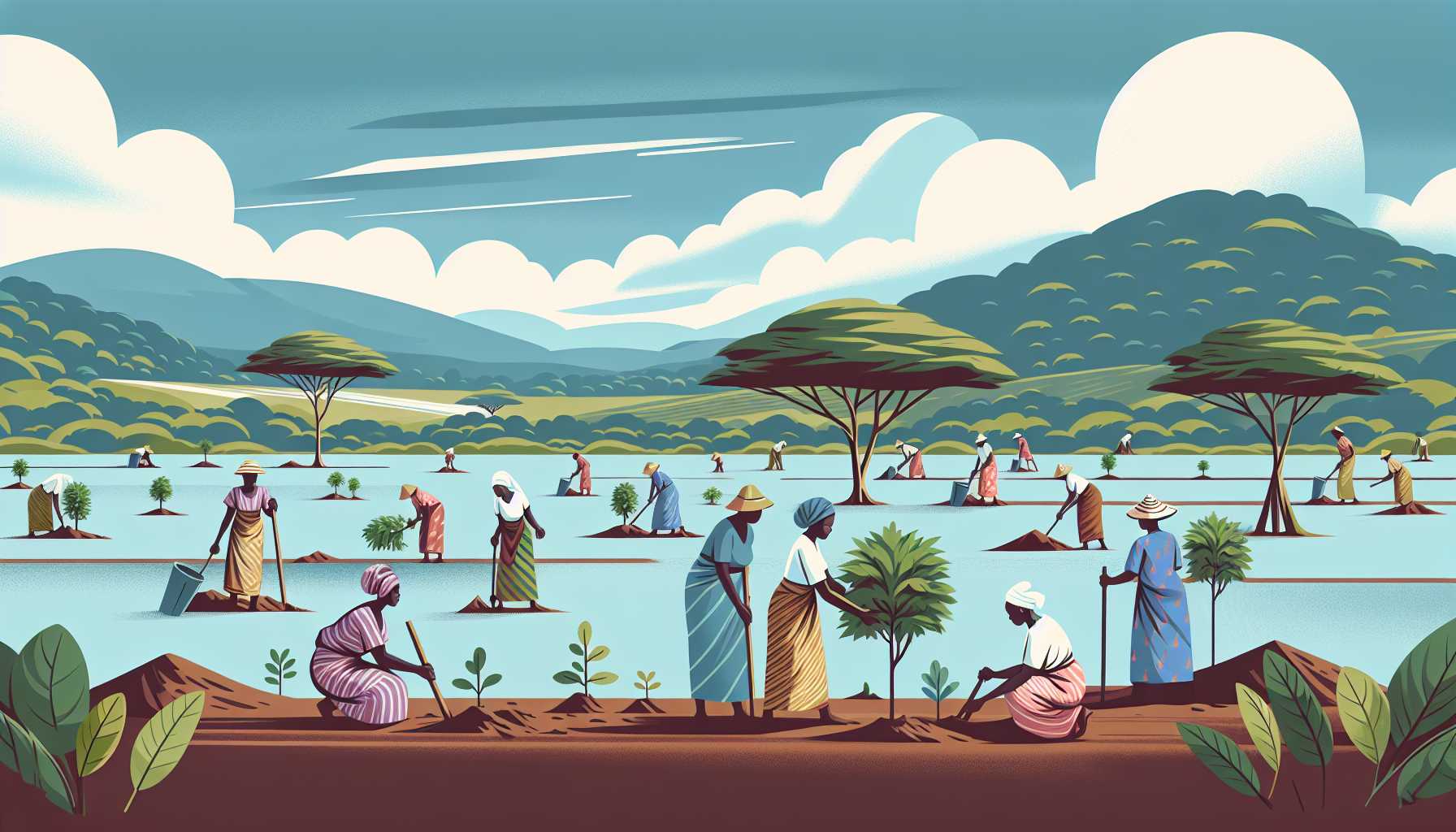 Ghanaian Women Plant 53,000 Trees to Protect Shea Forests | Impactful Ninja