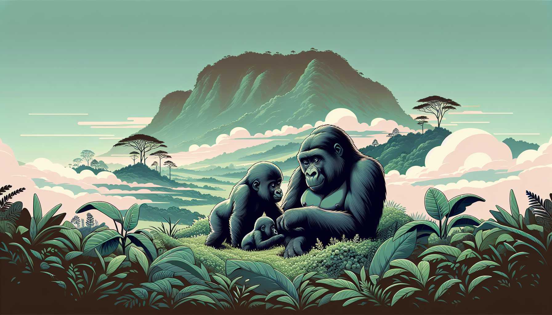 Rare Twin Mountain Gorillas Born in Virunga National Park, Boosting Endangered Species ...