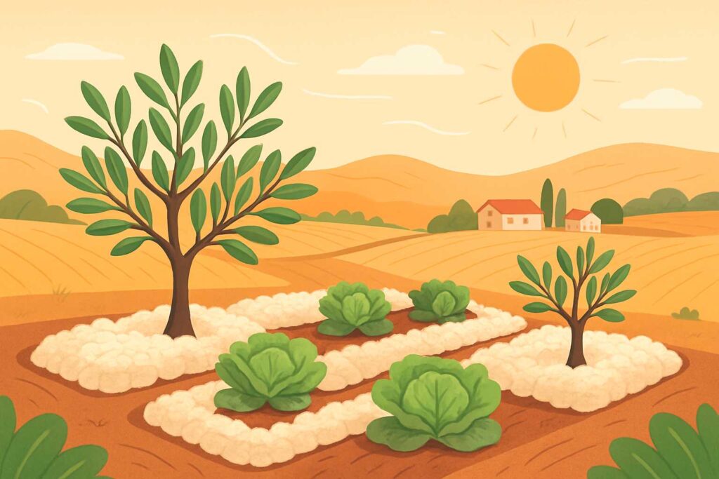 Sheep Wool Mulch Cuts Farm Water Use Without Chemicals | Impactful Ninja