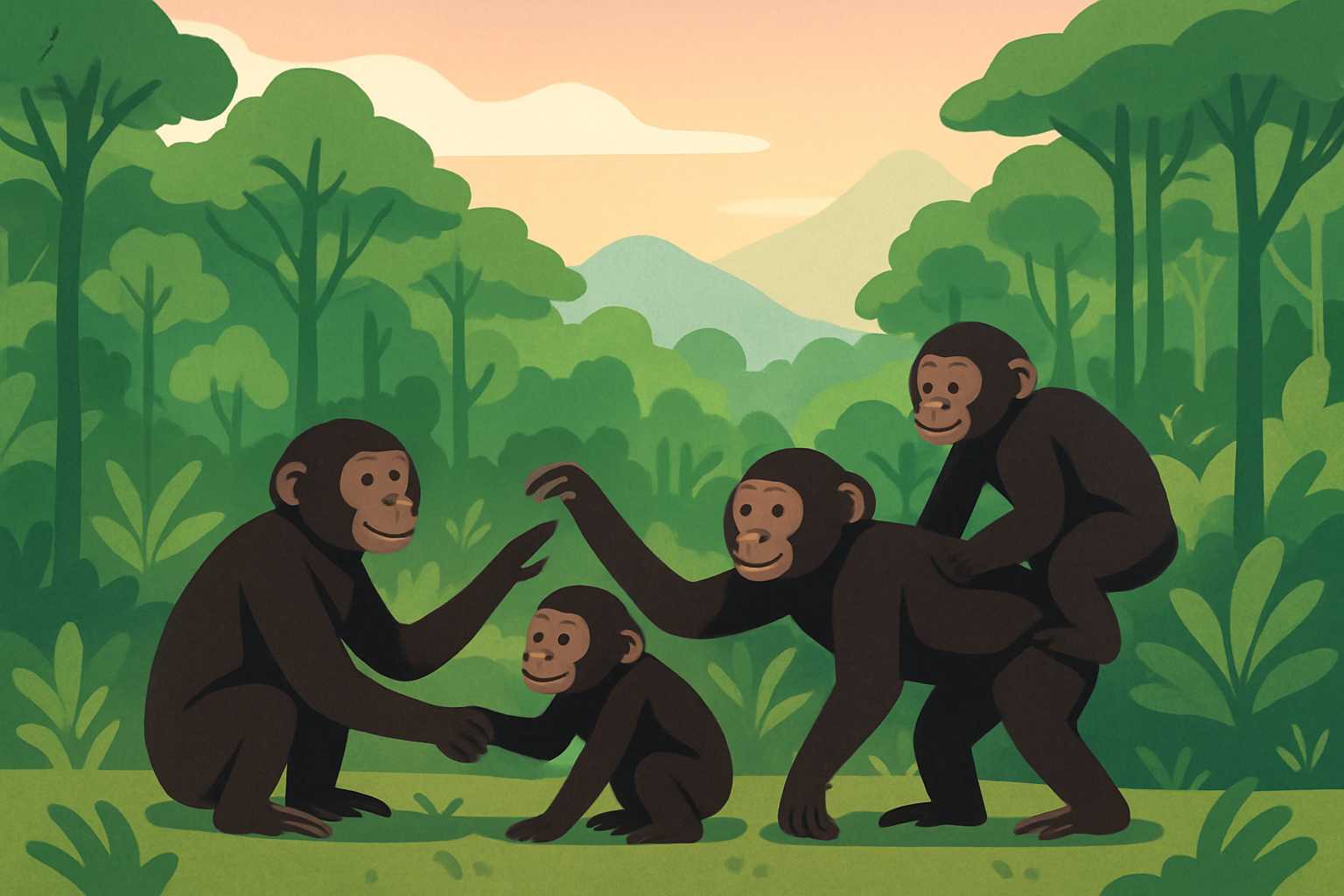 Researchers Are Slowly Earning Wild Bonobos' Trust in DRC | Impactful Ninja